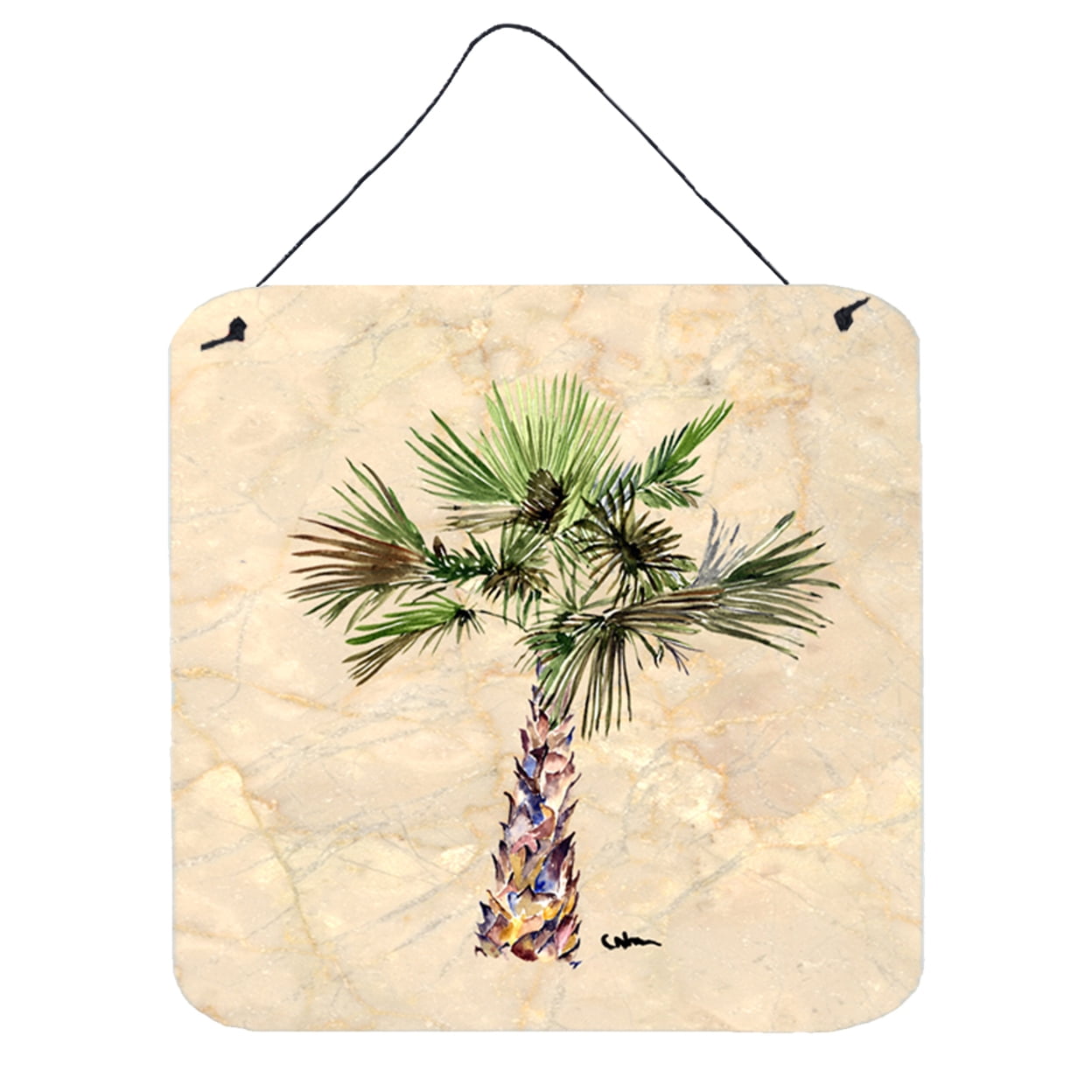 Carolines Treasures 8480DS66 Palm Tree Wall or Door Hanging Prints ...