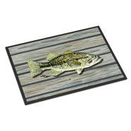 Beach Watercolor Anchors and Fish Door Mat - Walmart.com