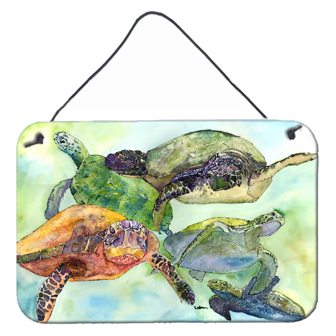 Carolines Treasures 8549DS812 Turtle Wall or Door Hanging Prints 8HX12W multicolor - Walmart.com