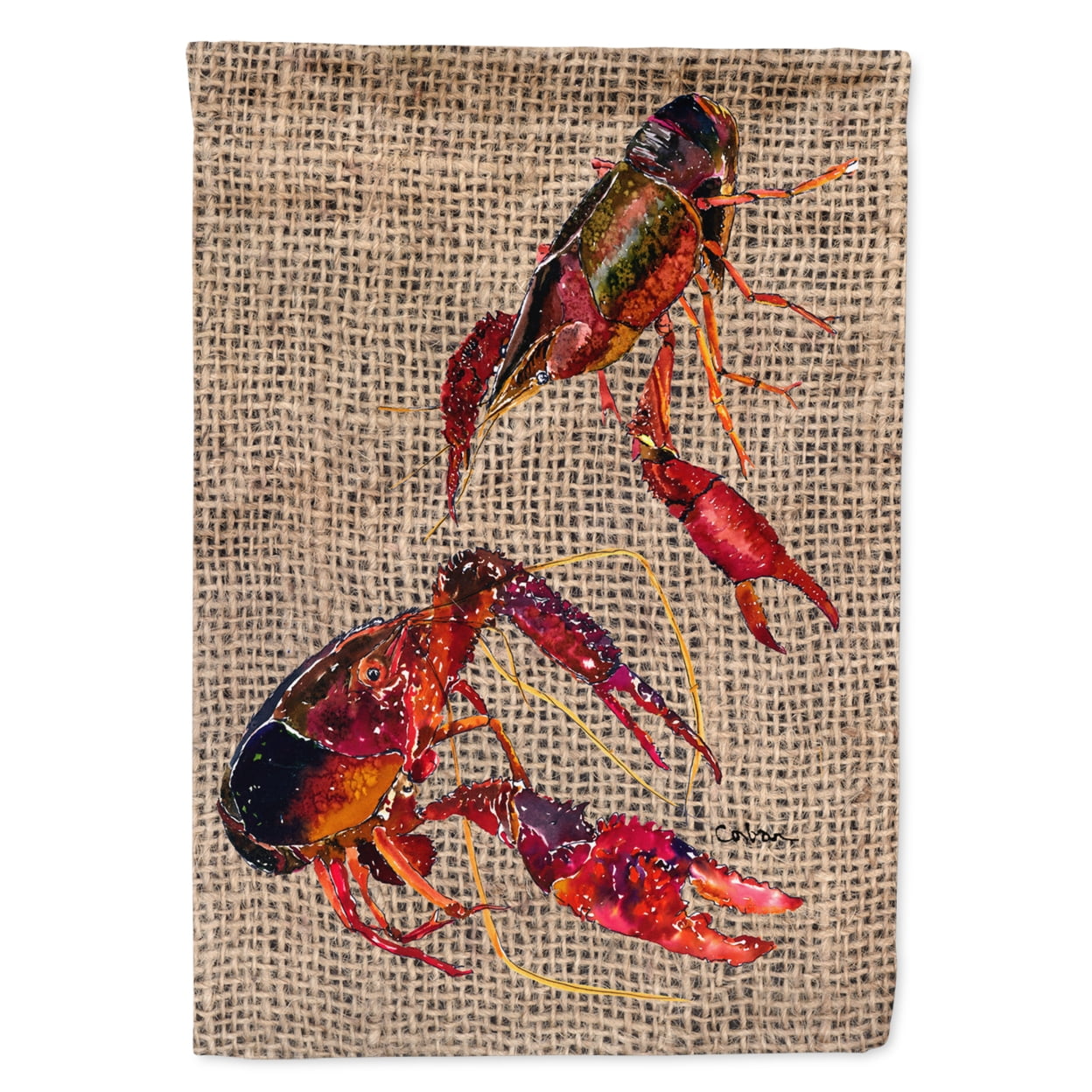Carolines Treasures 8739-FLAG-PARENT Crawfish Flag multicolor - Walmart.com