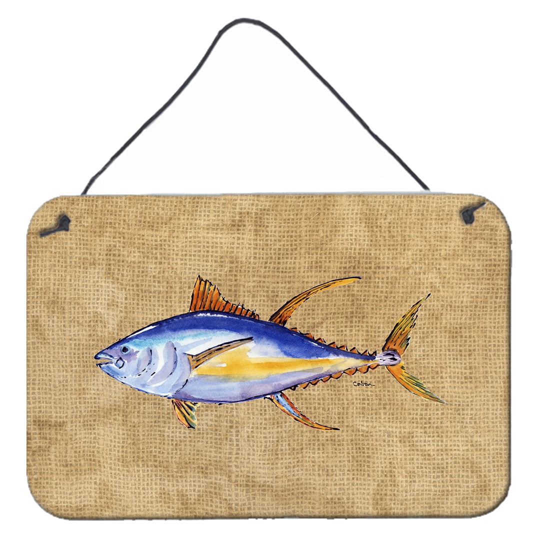 Carolines Treasures 8817DS812 Tuna Fish Wall or Door Hanging Prints ...