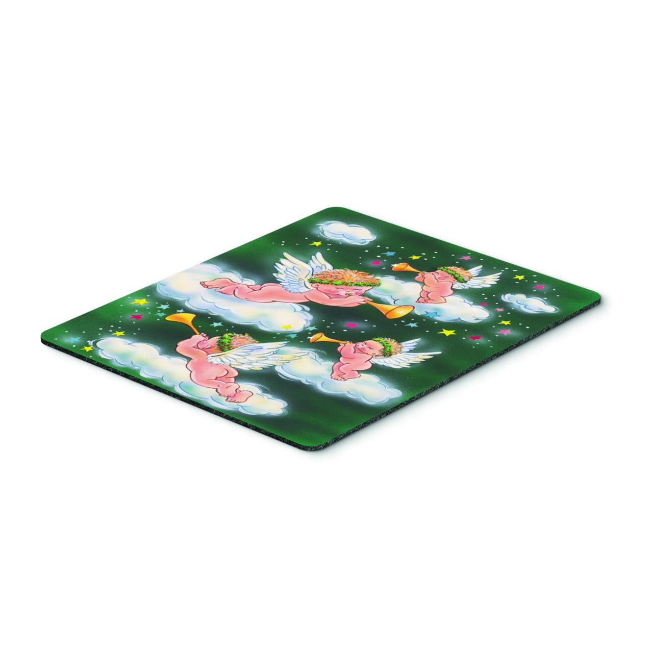 Carolines Treasures AAH7253MP Angels on Green Mouse Pad Hot Pad or ...