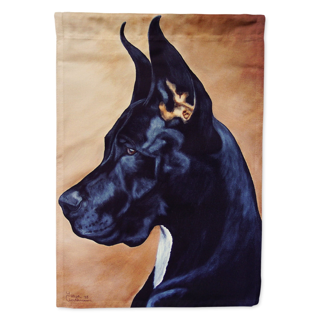 Black Great Dane Flag Canvas House Size - Walmart.com