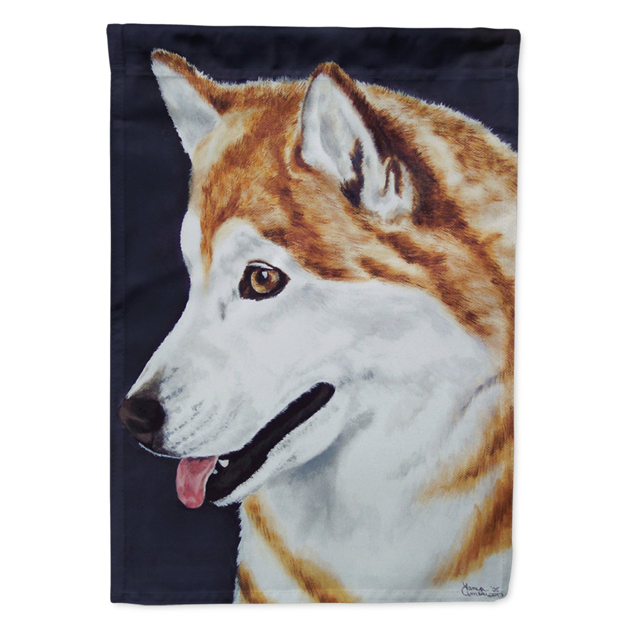 Carolines Treasures AMB1043GF Siberian Husky Flag Garden Size Small ...