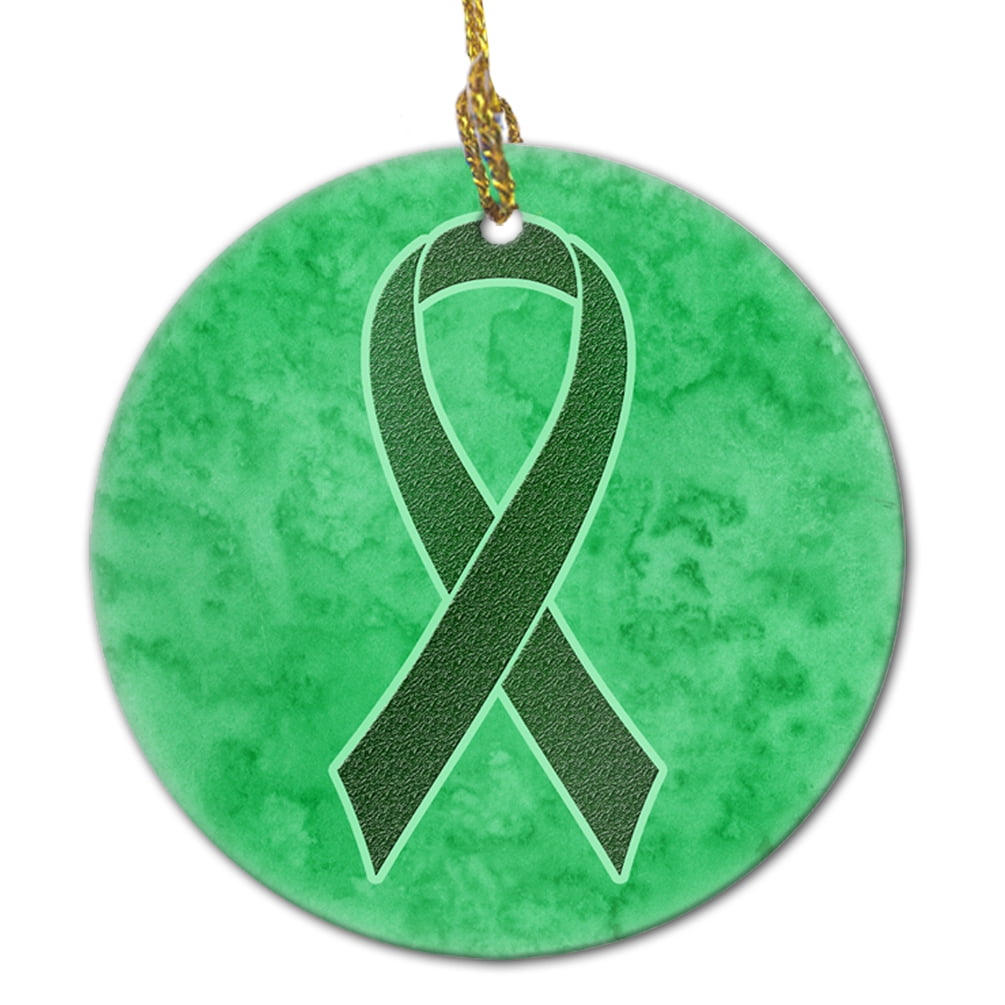 Carolines Treasures AN1221CO1 Emerald Green Ribbon for Liver Cancer ...