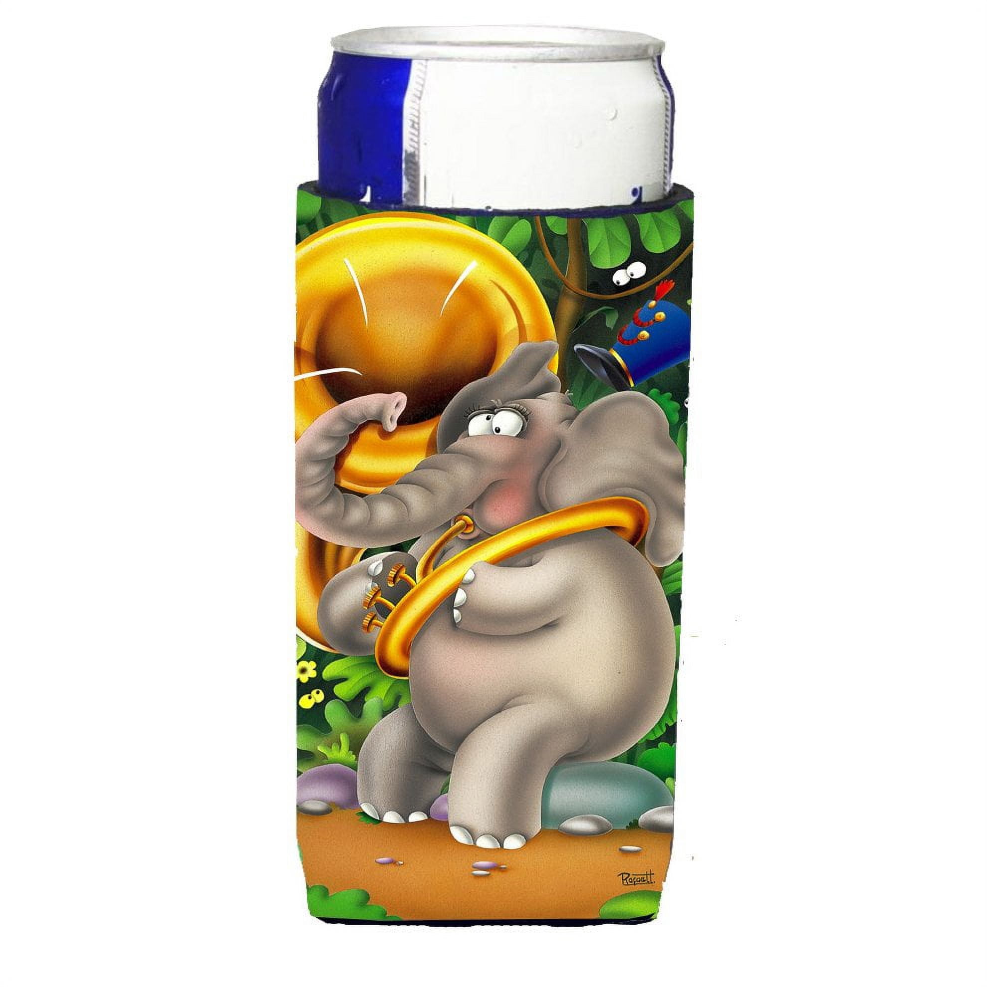 Carolines Treasures APH0248MUK Elephant playing the Tuba Michelob Ultra ...