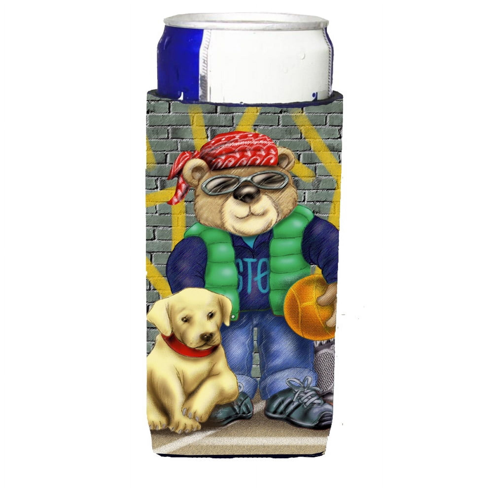 Caroline's Treasures APH0856MUK Teddy Bear And His Lab Michelob Ultra ...