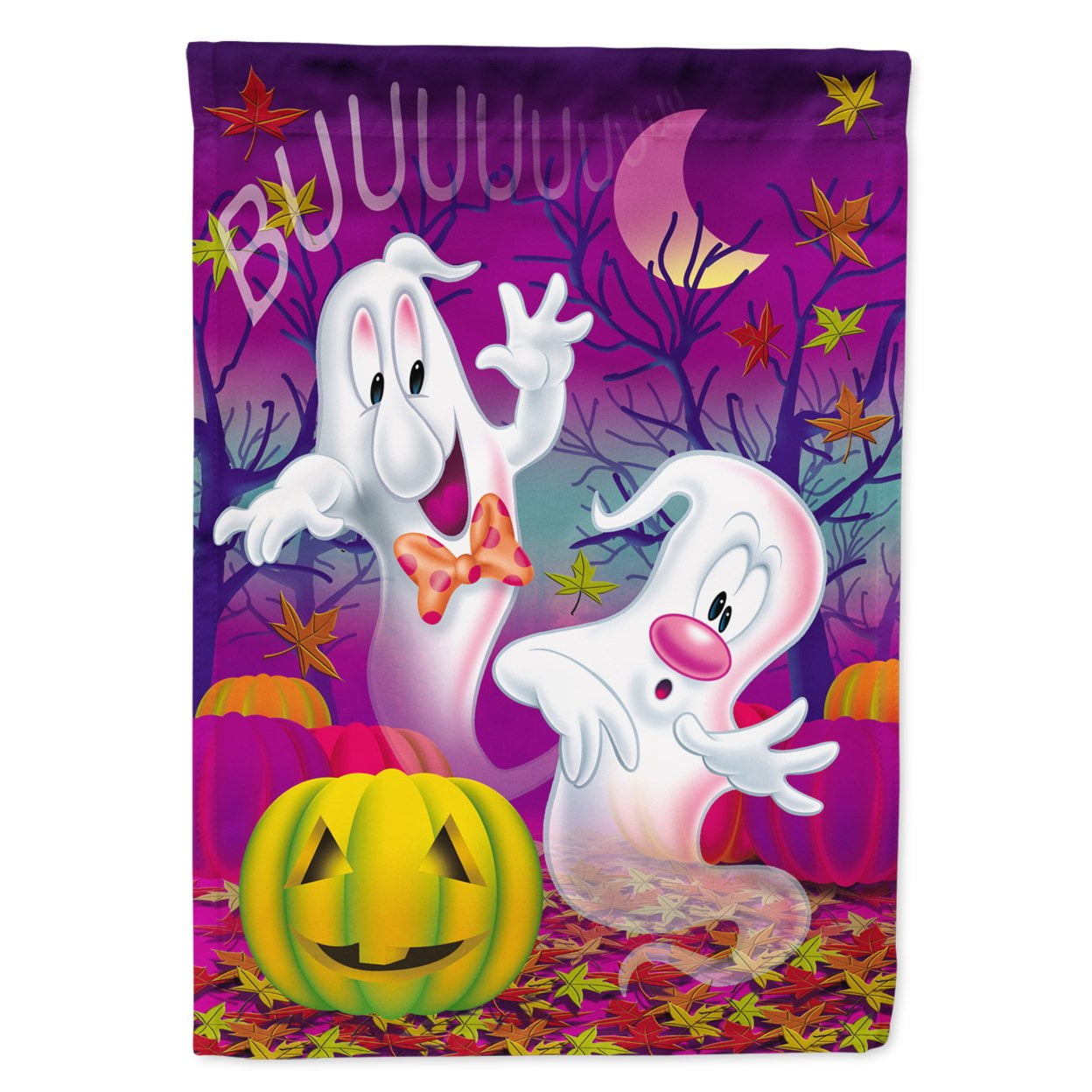 Carolines Treasures APH3798GF Buuu Ghosts Halloween Flag Garden Size ...