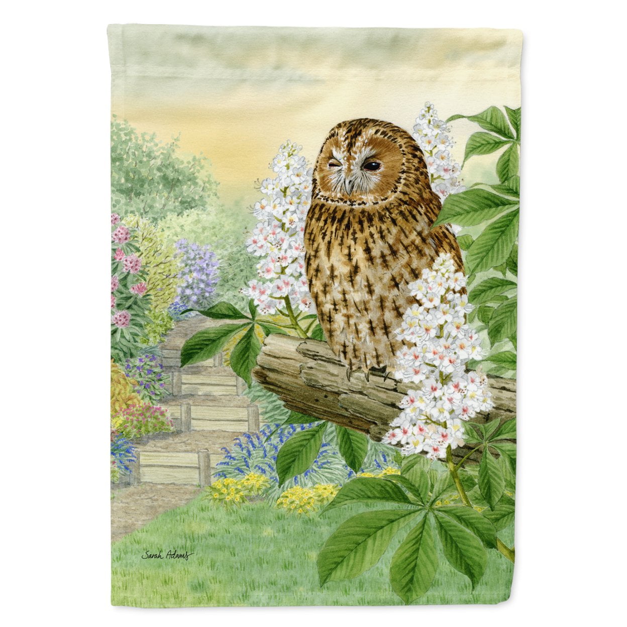 Carolines Treasures ASA2101GF Tawny Owl Flag Garden Size Small ...