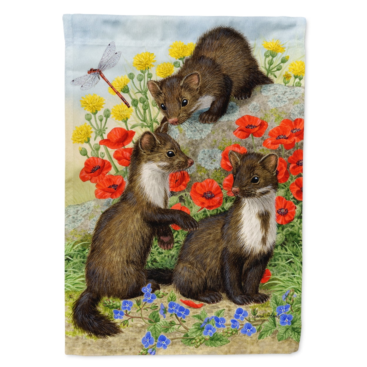 Carolines Treasures ASA2122GF Stone Martins Beech Marten Flag Garden ...