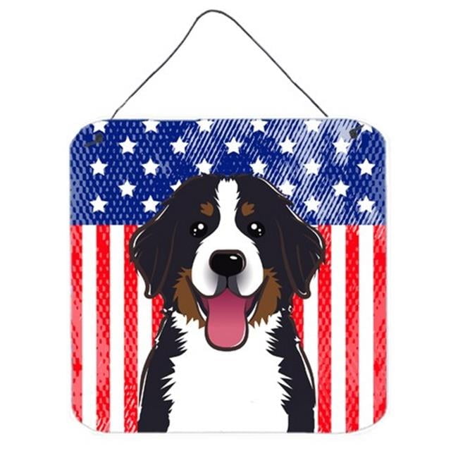 Carolines Treasures American Flag & Bernese Mountain Dog Wall or Door Hanging Prints - Walmart.com