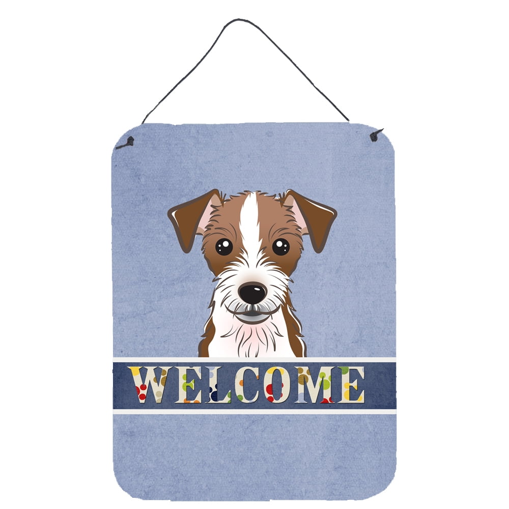 Caroline's Treasures BB1388DS1216 Jack Russell Terrier Welcome Wall or ...