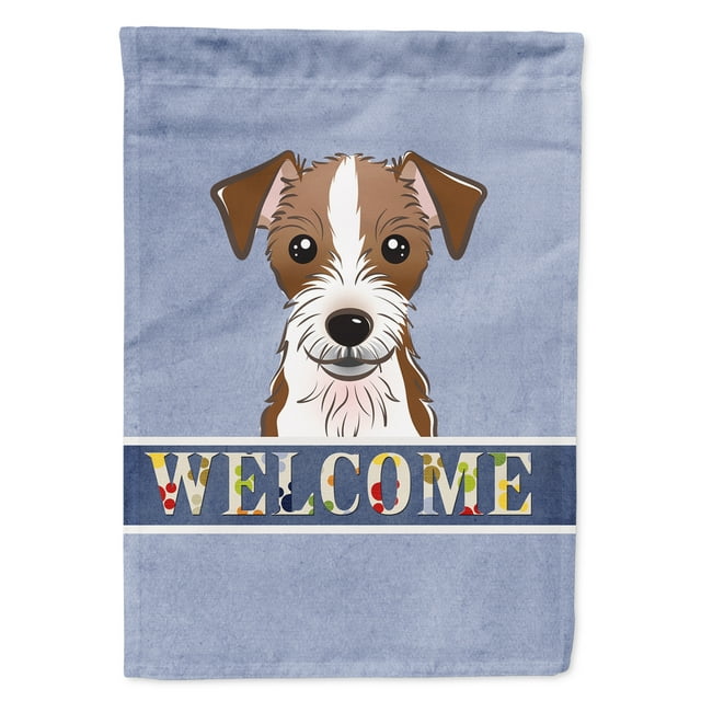 Carolines Treasures Jack Russell Terrier Welcome Flag Garden Size Small ...