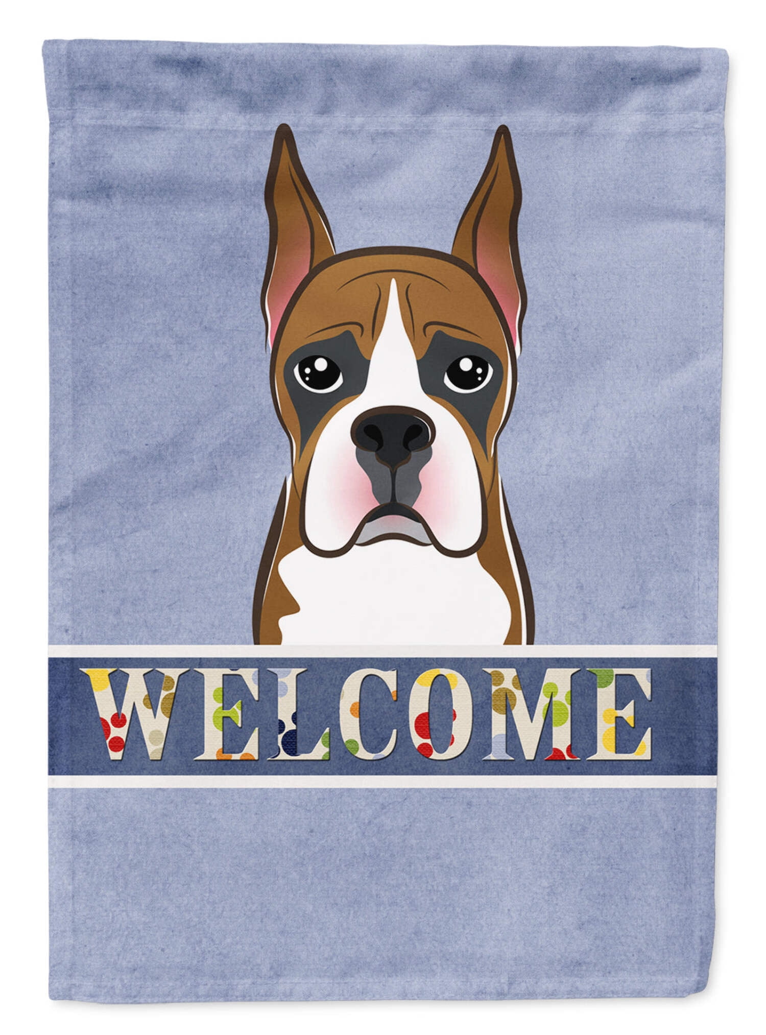 Caroline's Treasures BB1409GF Boxer Welcome Flag Garden Size , Small ...