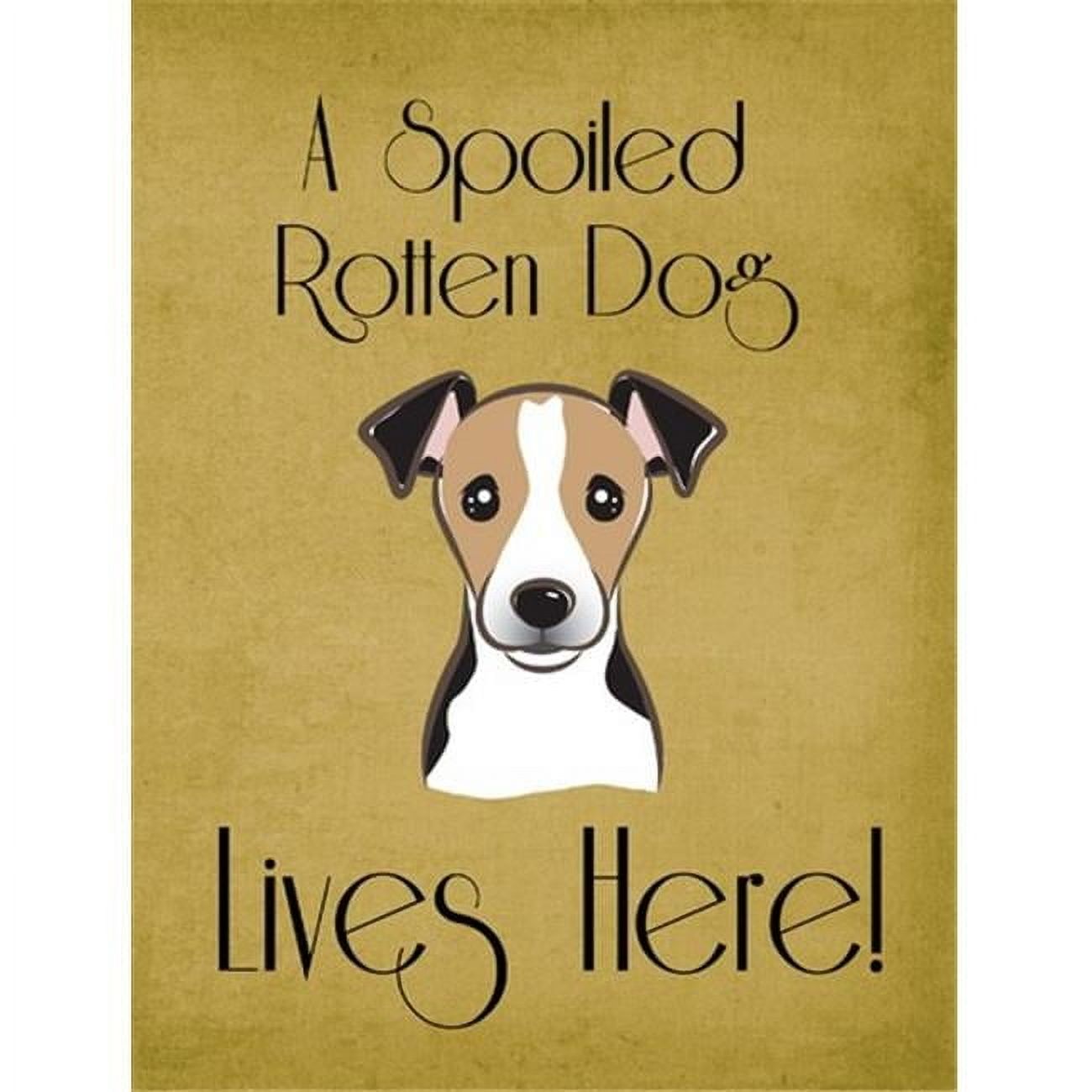 Carolines Treasures BB1509GF Jack Russell Terrier Spoiled Dog Lives ...