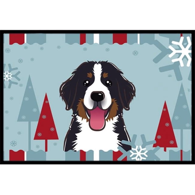 Carolines Treasures BB1733JMAT Winter Holiday Bernese Mountain Dog ...