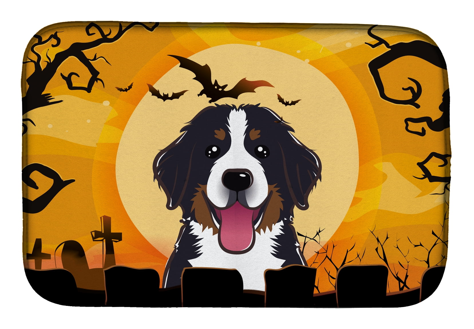 Carolines Treasures BB1795DDM Halloween Bernese Mountain Dog Dish ...