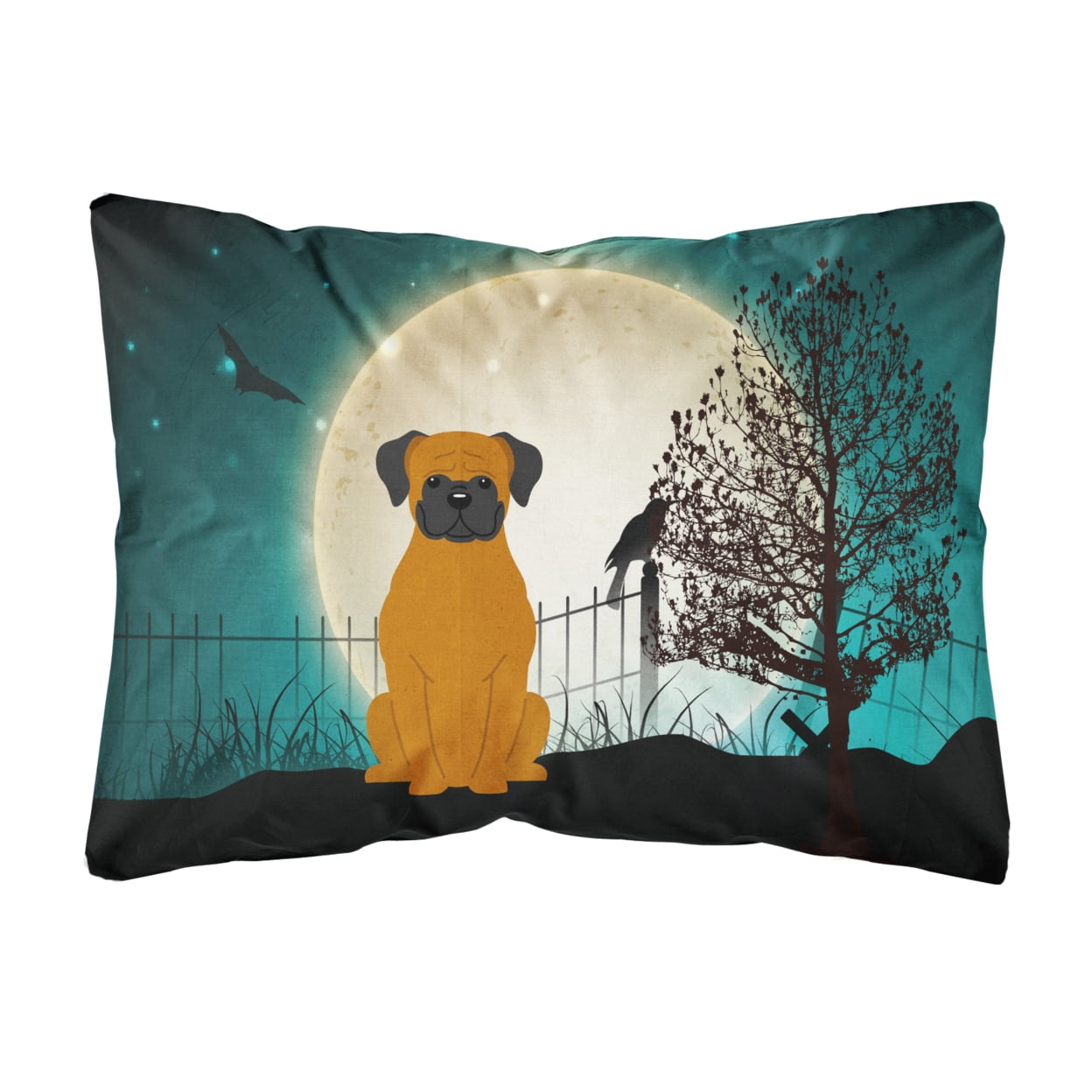 Carolines Treasures BB2305PW1216 Halloween Scary Fawn Boxer Canvas ...