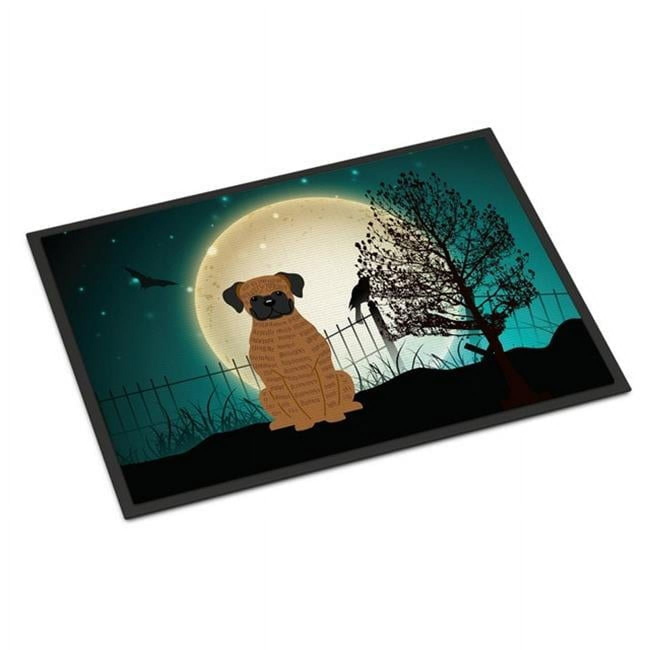 Carolines Treasures BB2307MAT Halloween Scary Brindle Boxer Indoor or ...