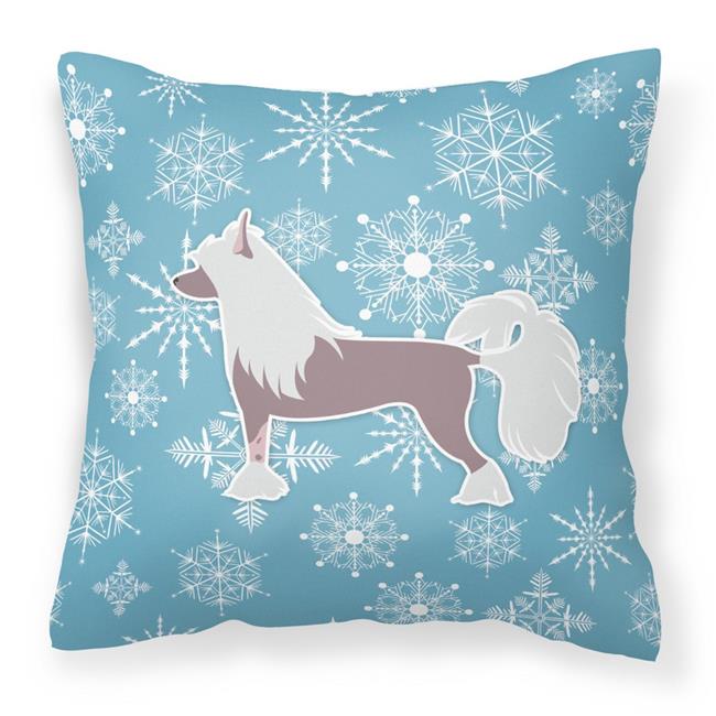Carolines Treasures BB3543PW1818 Winter Snowflake Chinese Crested ...