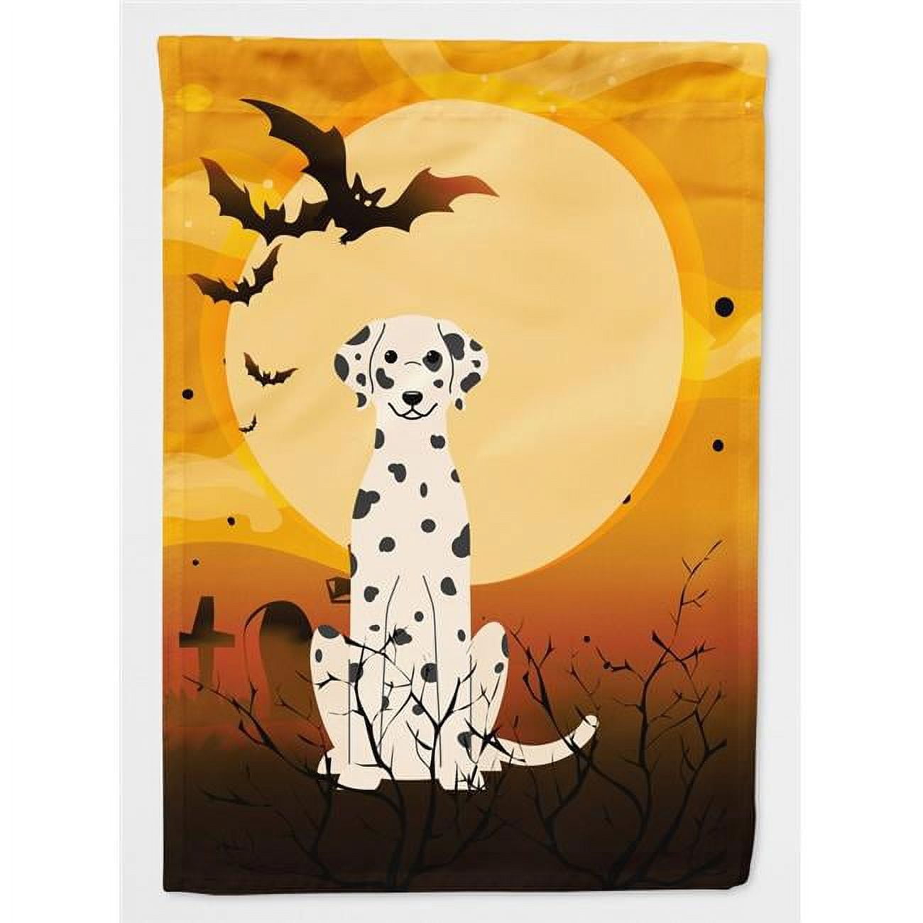 Carolines Treasures BB4363CHF Halloween Dalmatian Flag Canvas House ...