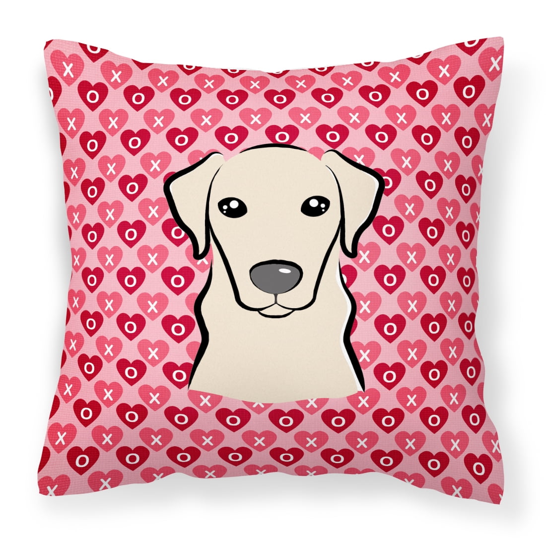 Carolines Treasures BB5292PW1414 Yellow Labrador Fabric Decorative ...