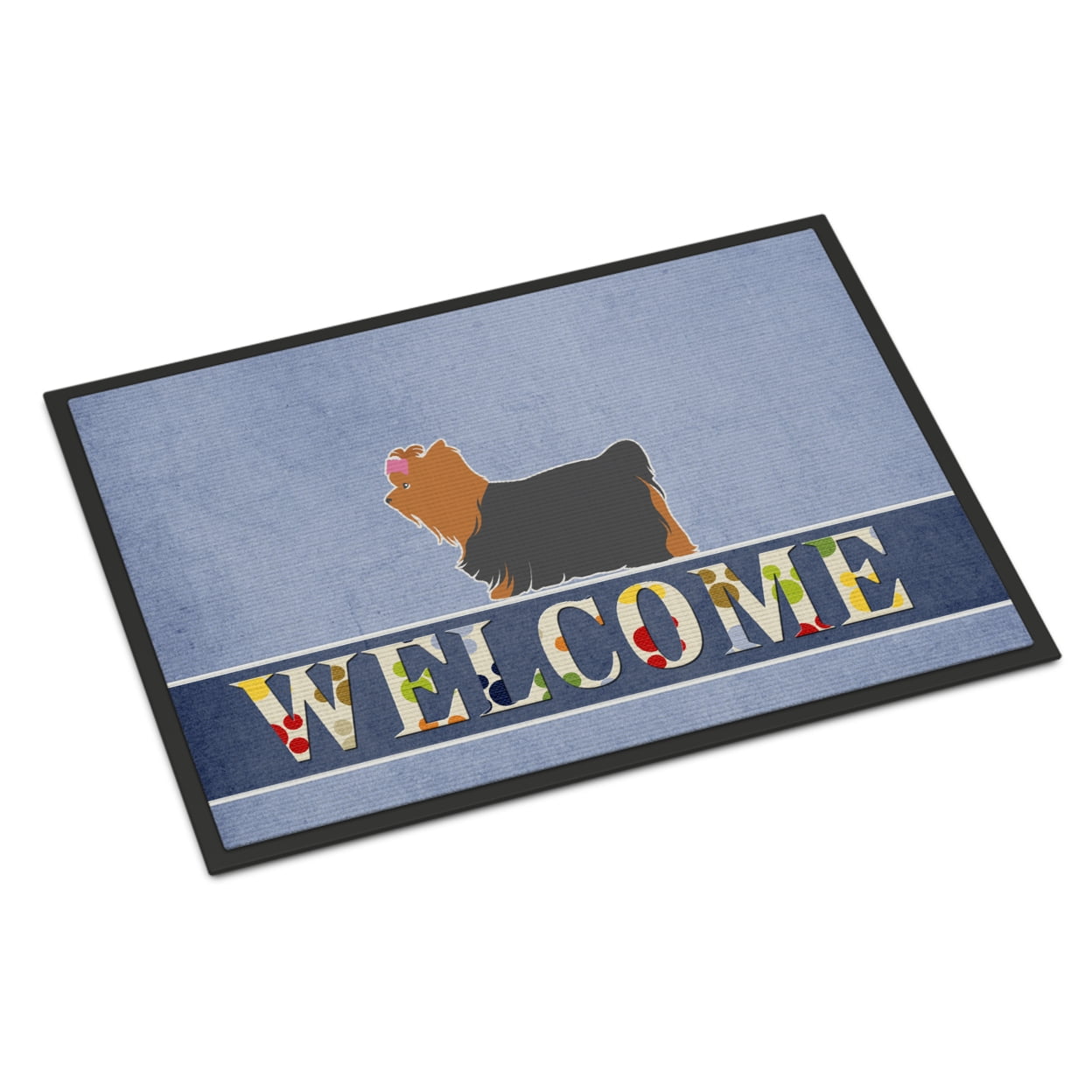 Carolines Treasures BB5538JMAT Yorkshire Terrier Yorkie Welcome Door ...