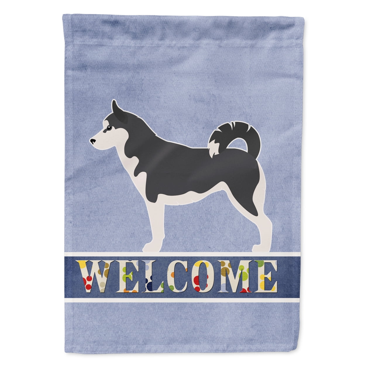 Carolines Treasures BB5584GF Siberian Husky Welcome Flag Garden Size ...
