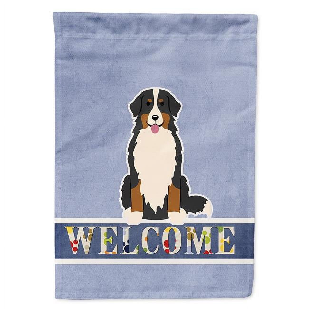 Carolines Treasures BB5617GF Bernese Mountain Dog Welcome Garden Size Flag - Walmart.com