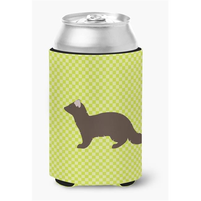 Carolines Treasures BB7695CC Sable Marten Green Can or Bottle Hugger ...