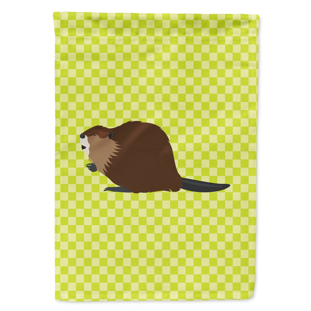 Carolines Treasures BB7699GF Eurasian Beaver Green Flag Garden Size ...