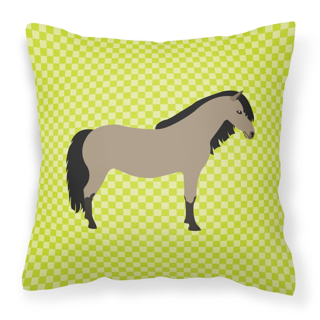 Carolines Treasures BB7736PW1414 Welsh Pony Horse Green Fabric ...