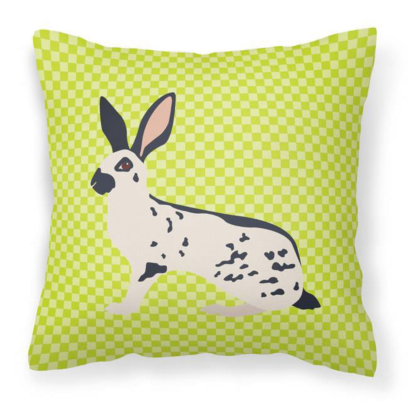 Carolines Treasures BB7787PW1414 English Spot Rabbit Green Fabric ...