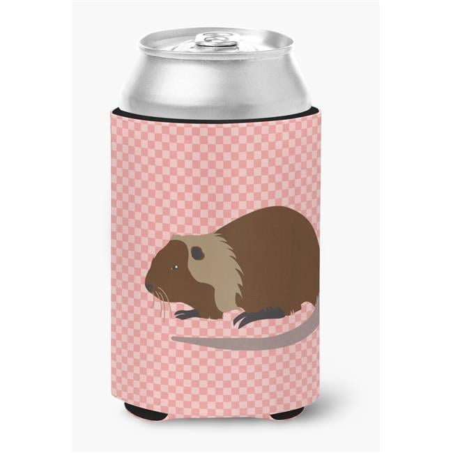 Carolines Treasures BB7879CC Coypu Nutria River Rat Pink Check Can or ...