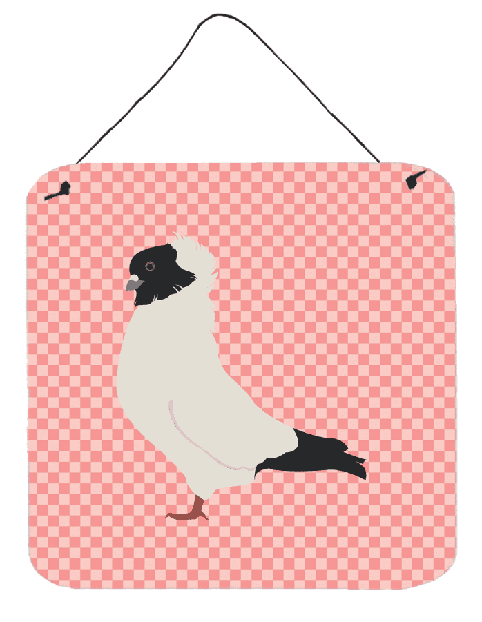 Carolines Treasures BB7952DS66 Nun Pigeon Pink Check Wall or Door ...