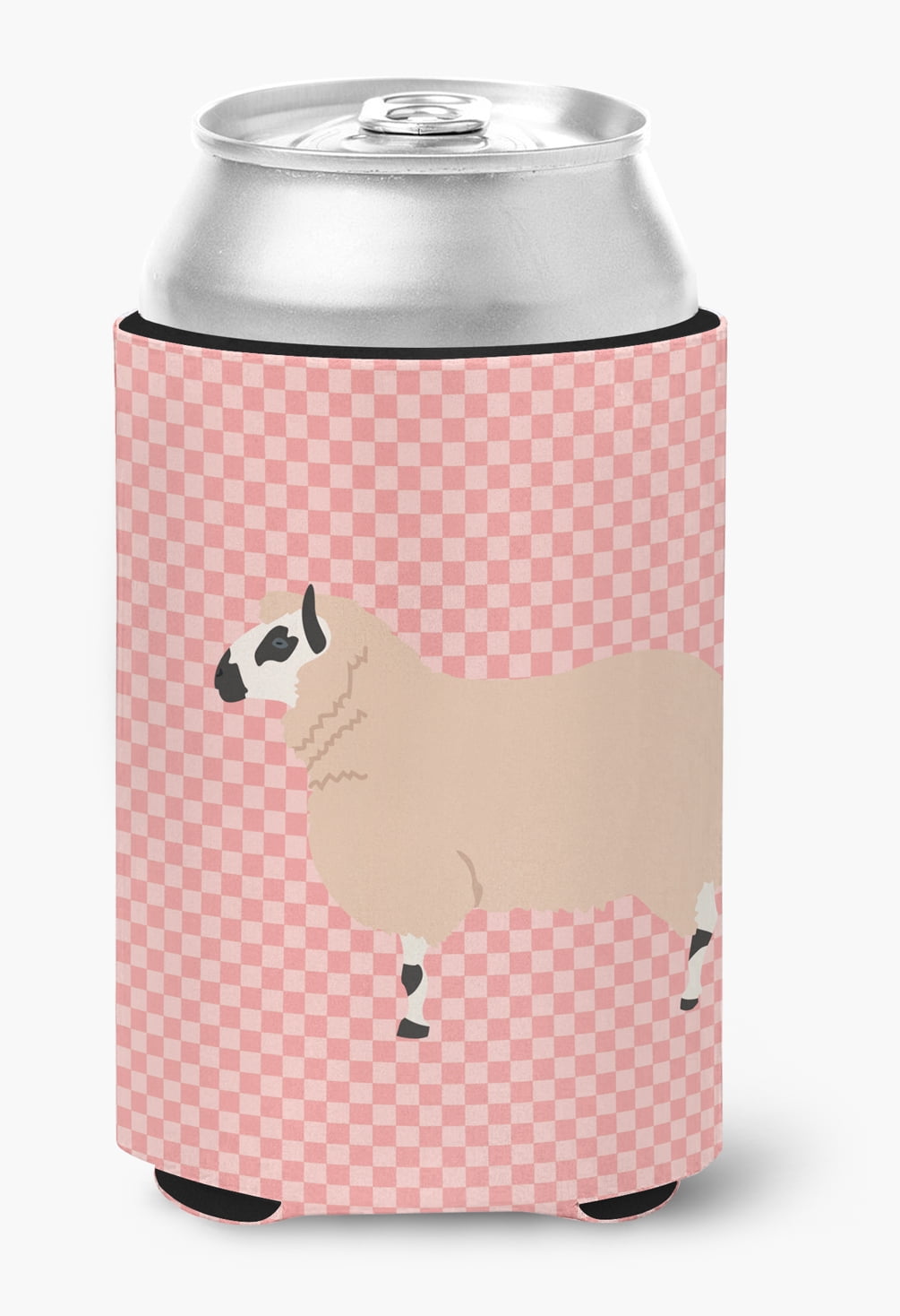 Carolines Treasures BB7979CC Kerry Hill Sheep Pink Check Can or Bottle ...