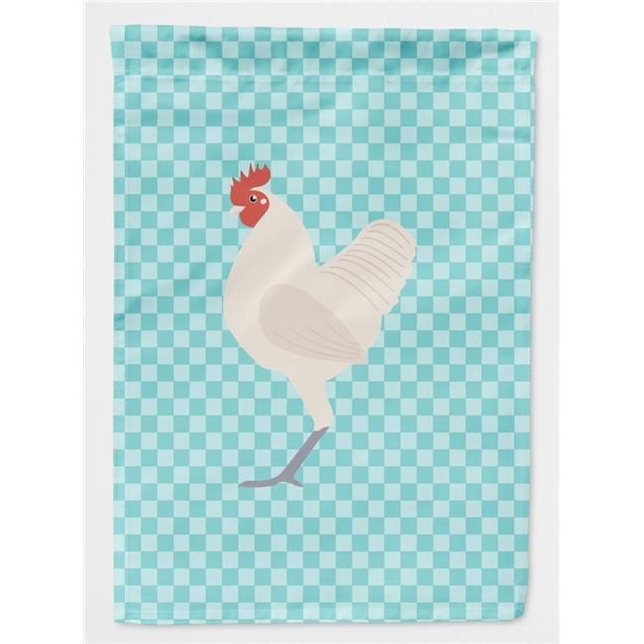 Carolines Treasures BB8011GF German Langshan Chicken Blue Check Flag ...