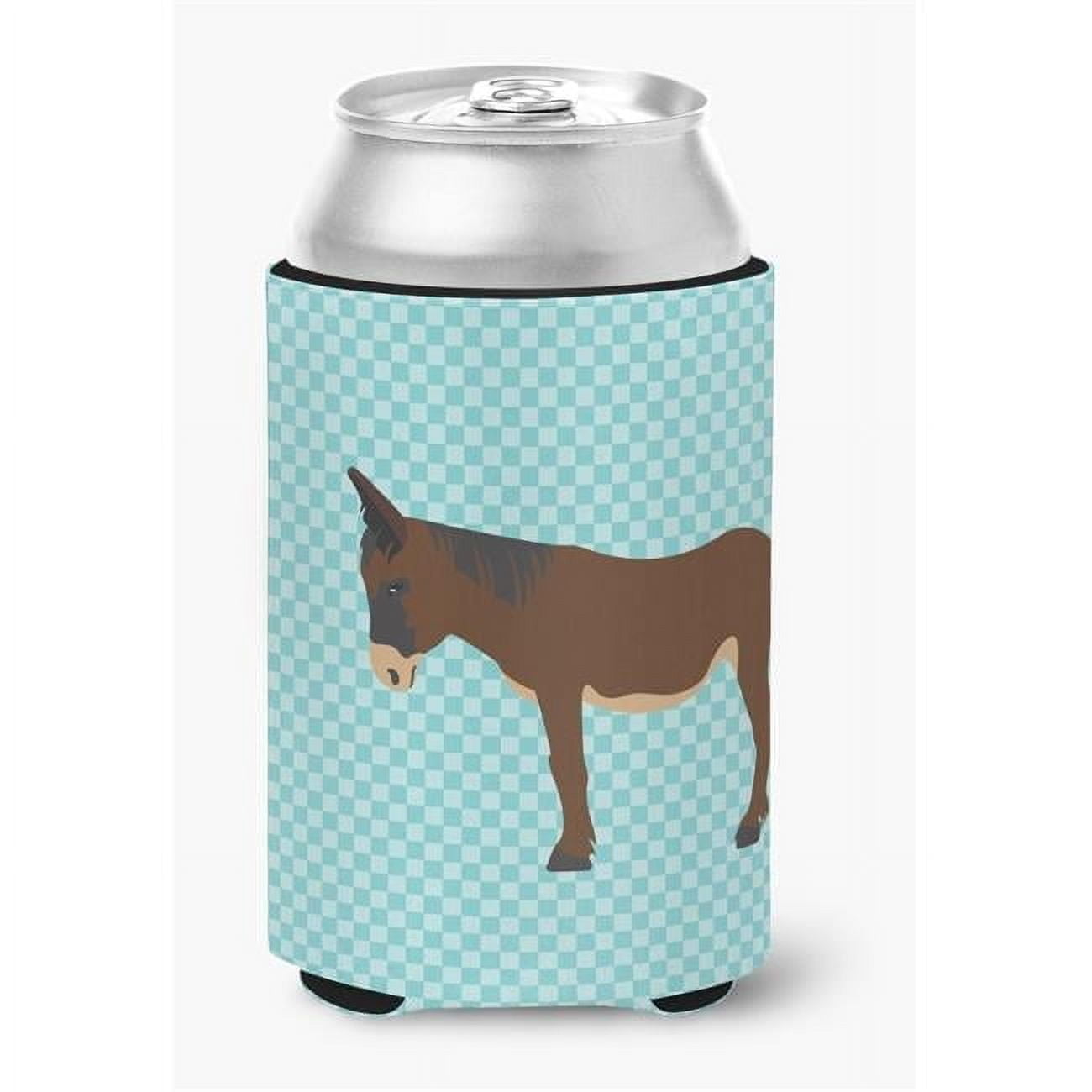 Carolines Treasures BB8027CC Zamorano-Leones Donkey Blue Check Can or ...