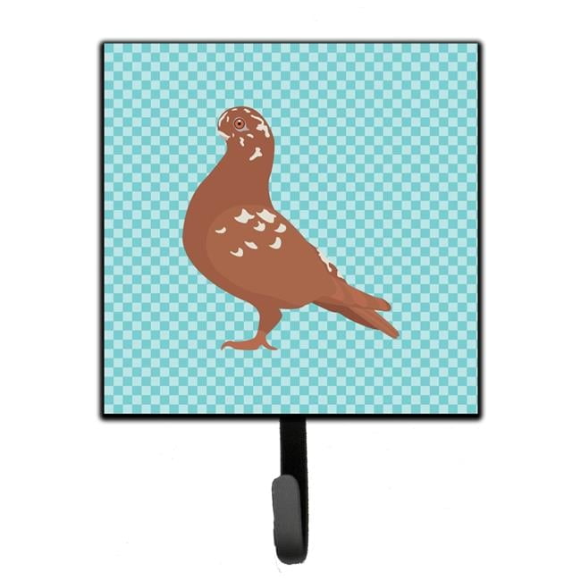 Carolines Treasures BB8127SH4 African Owl Pigeon Blue Check Leash or ...