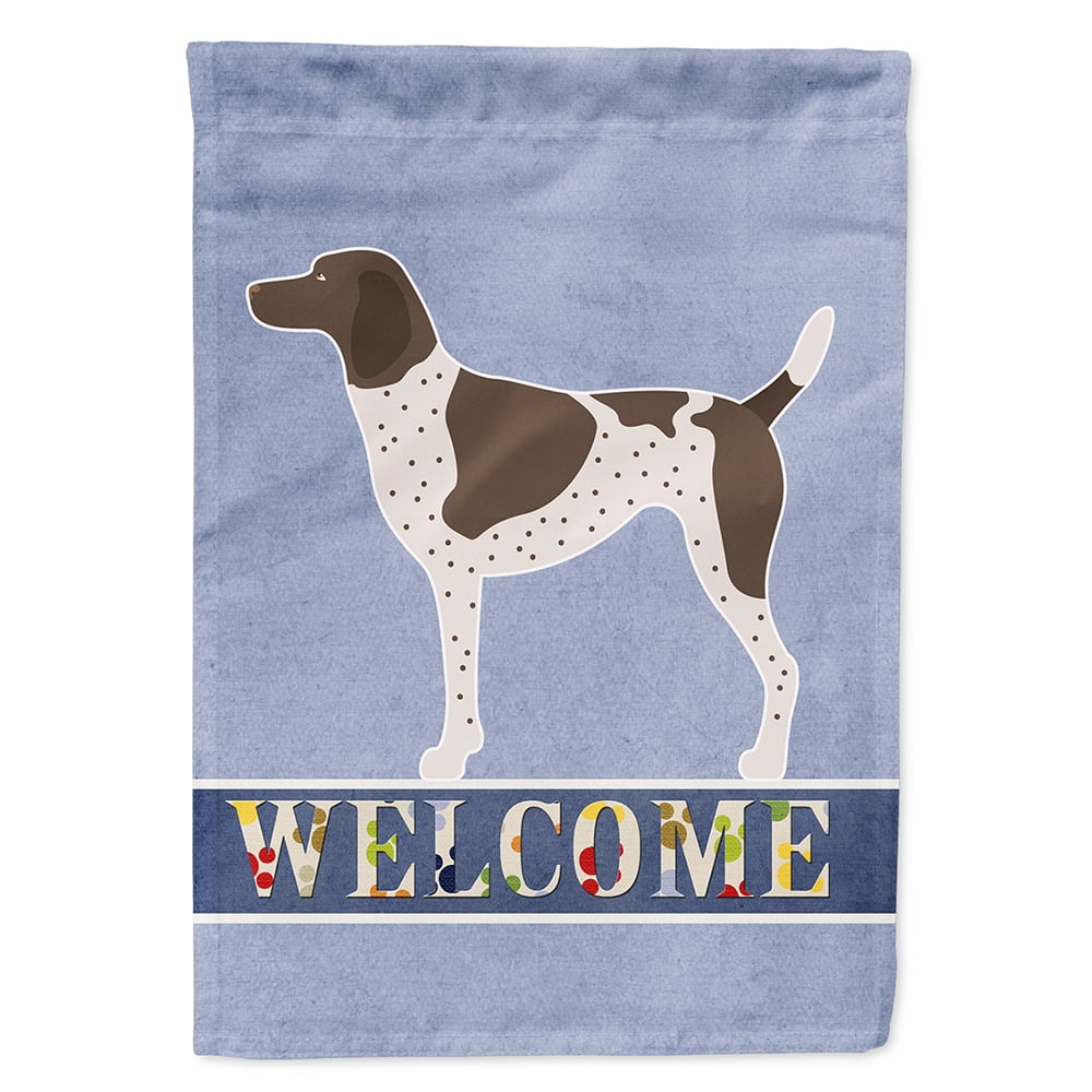 Carolines Treasures BB8283CHF German Shorthaired Pointer Welcome Flag ...