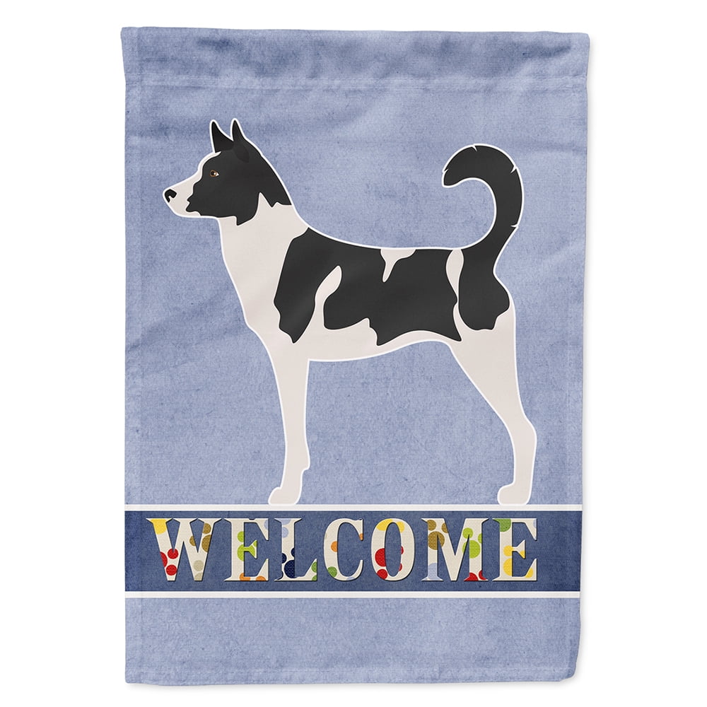 Carolines Treasures BB8329CHF Canaan Dog Welcome Flag Canvas House Size ...