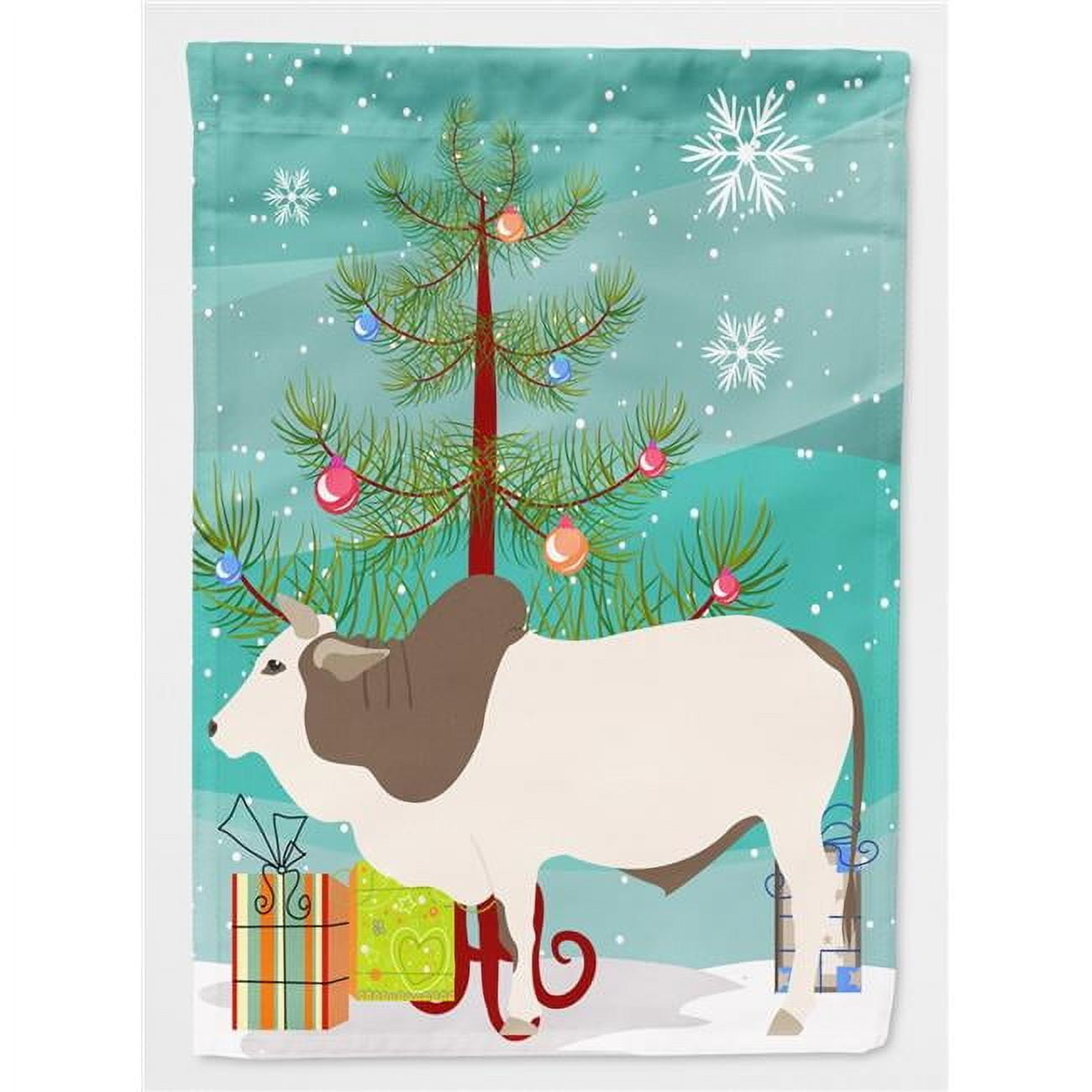 Carolines Treasures BB9197GF Malvi Cow Christmas Flag - Garden Size ...