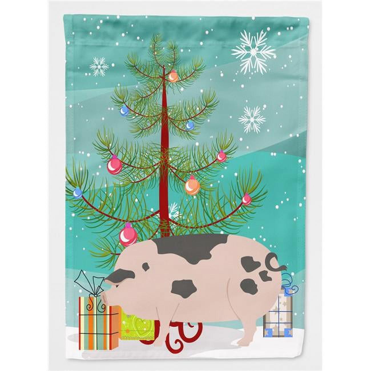 Caroline's Treasures BB9307GF Gloucester Old Spot Pig Christmas Flag ...
