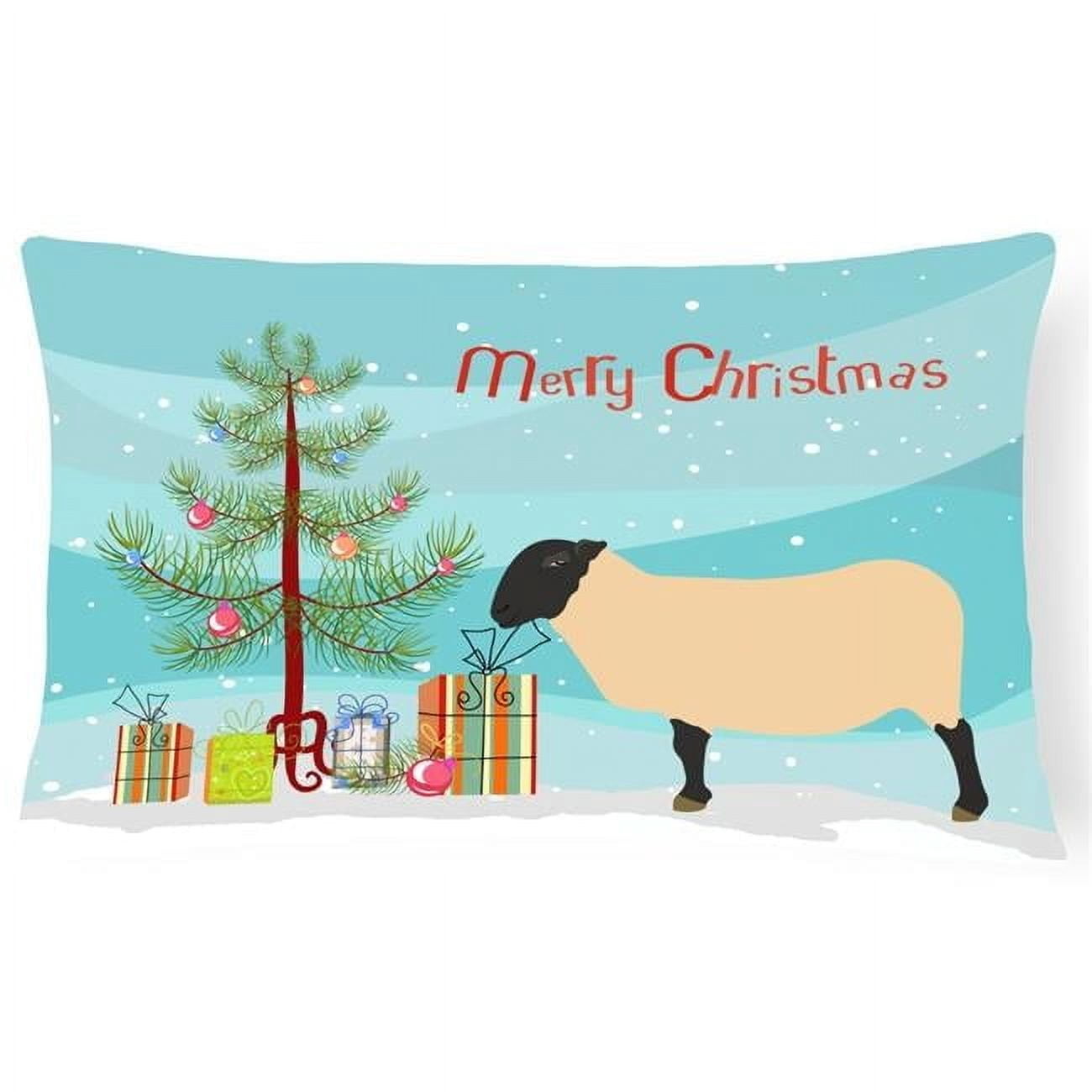 Carolines Treasures BB9339PW1216 Suffolk Sheep Christmas Canvas Fabric ...