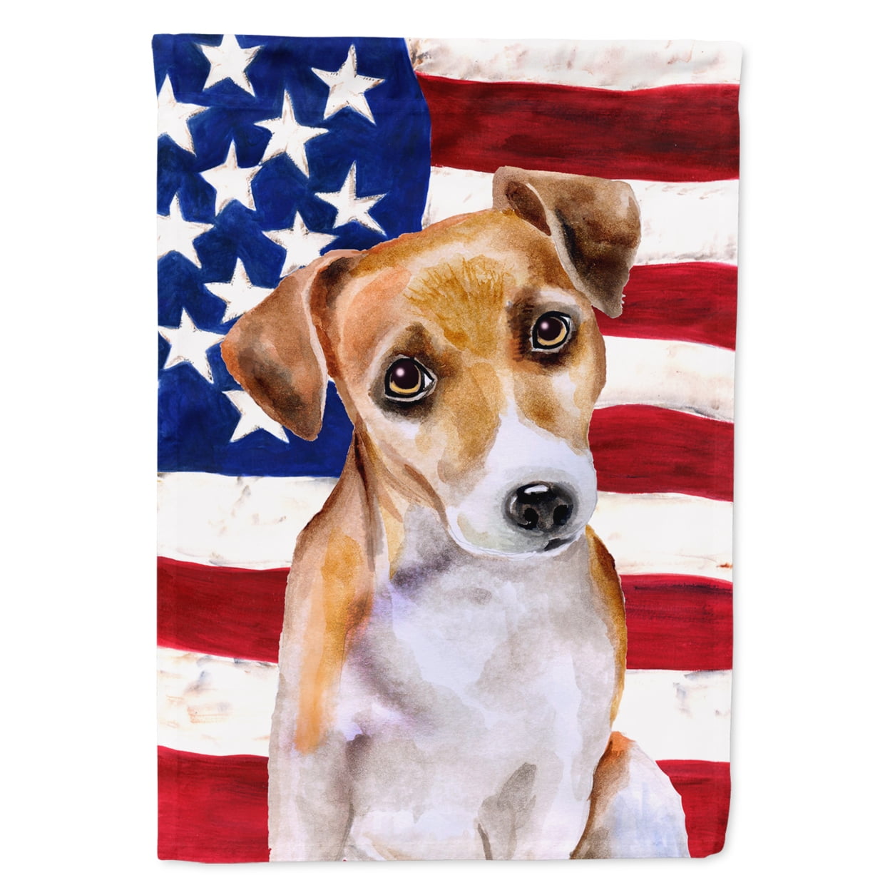 Carolines Treasures BB9713GF Jack Russell Terrier 2 Patriotic Flag ...