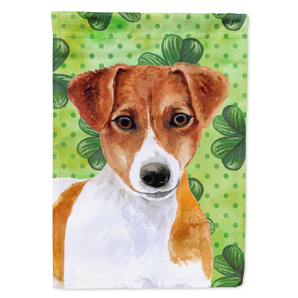 Carolines Treasures BB9863CHF Jack Russell Terrier St Patricks Flag ...