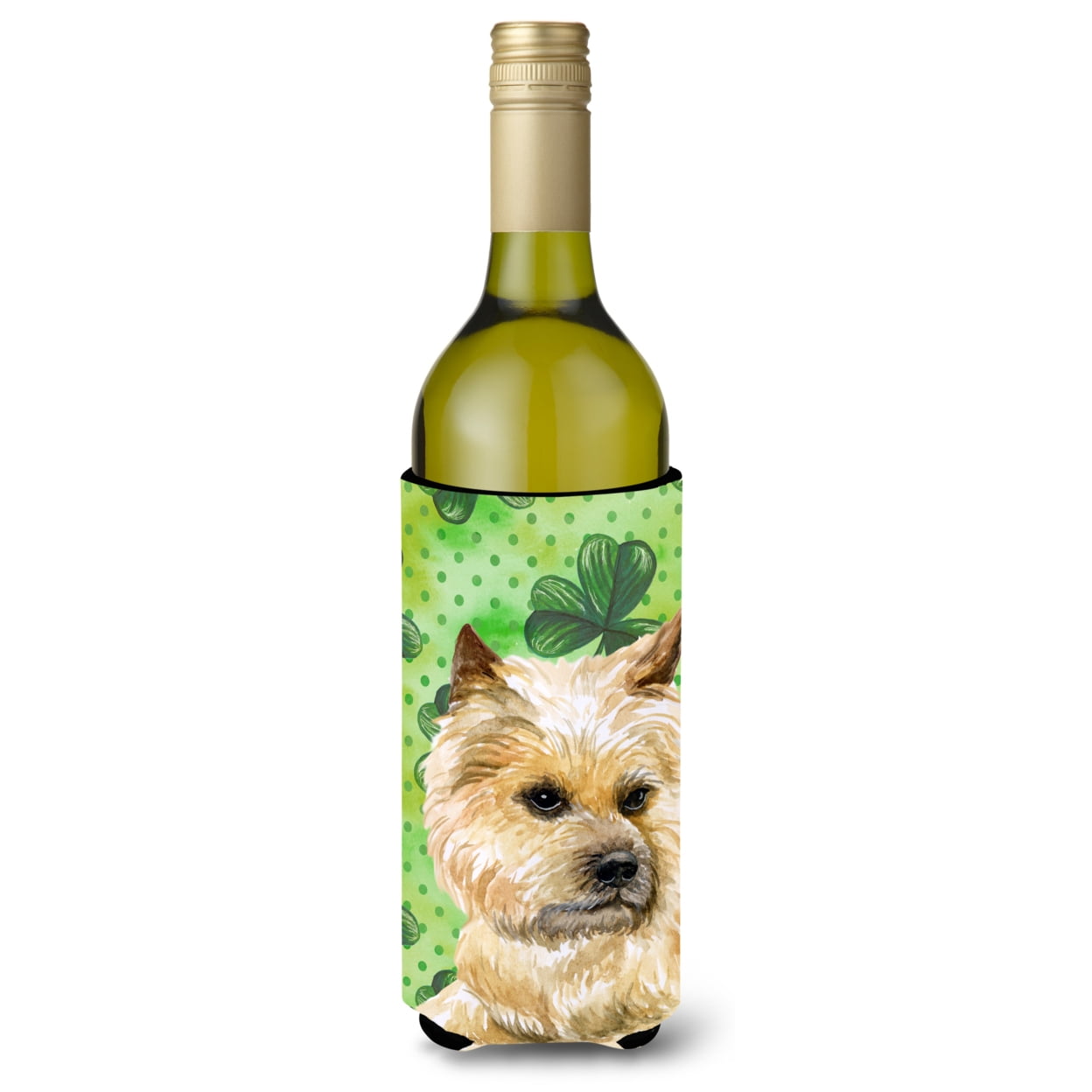 Carolines Treasures BB9864LITERK Cairn Terrier St Patricks Wine Bottle ...