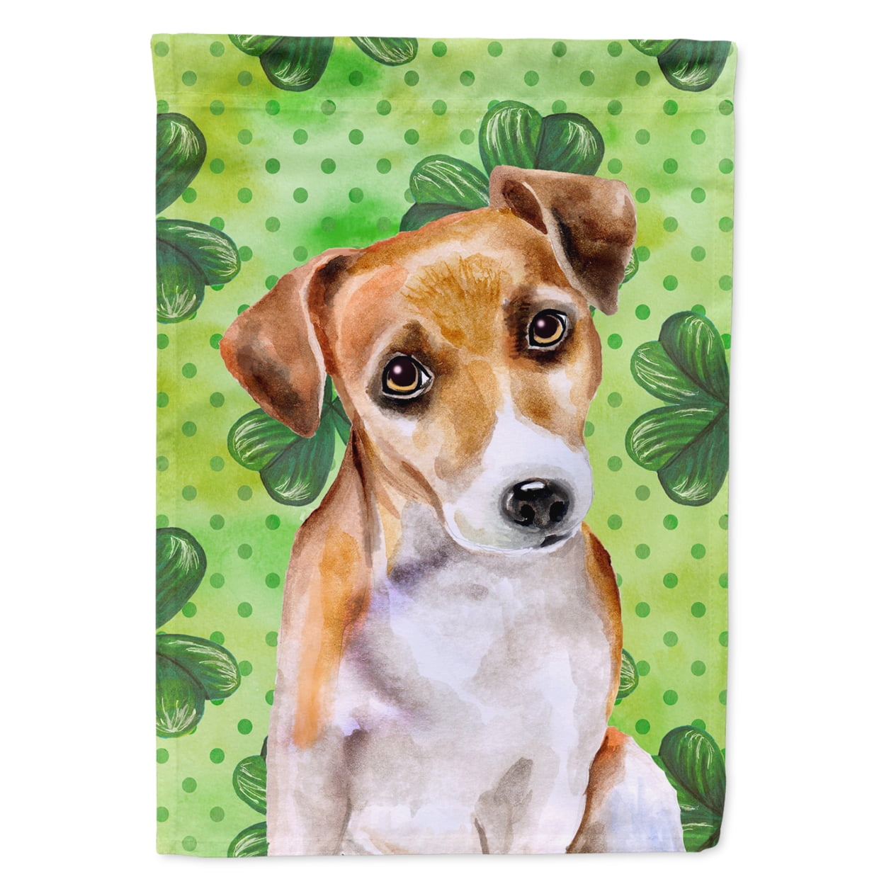 Carolines Treasures BB9887GF Jack Russell Terrier 2 St Patricks Flag ...