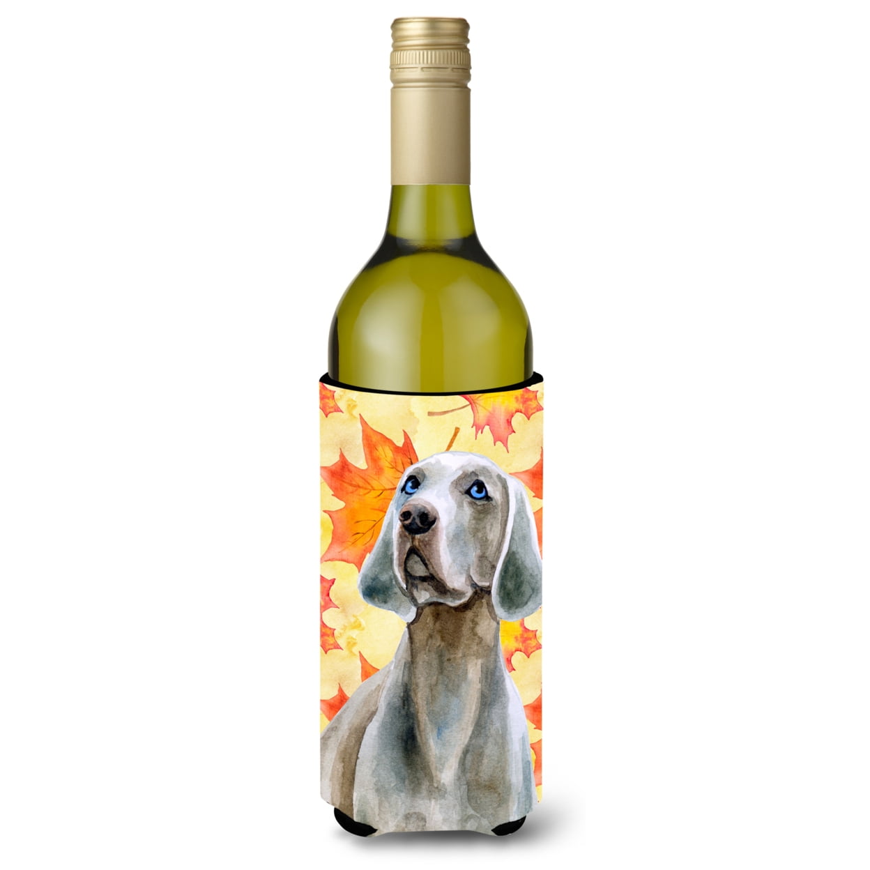 Carolines Treasures BB9935LITERK Weimaraner Fall Wine Bottle Beverge ...