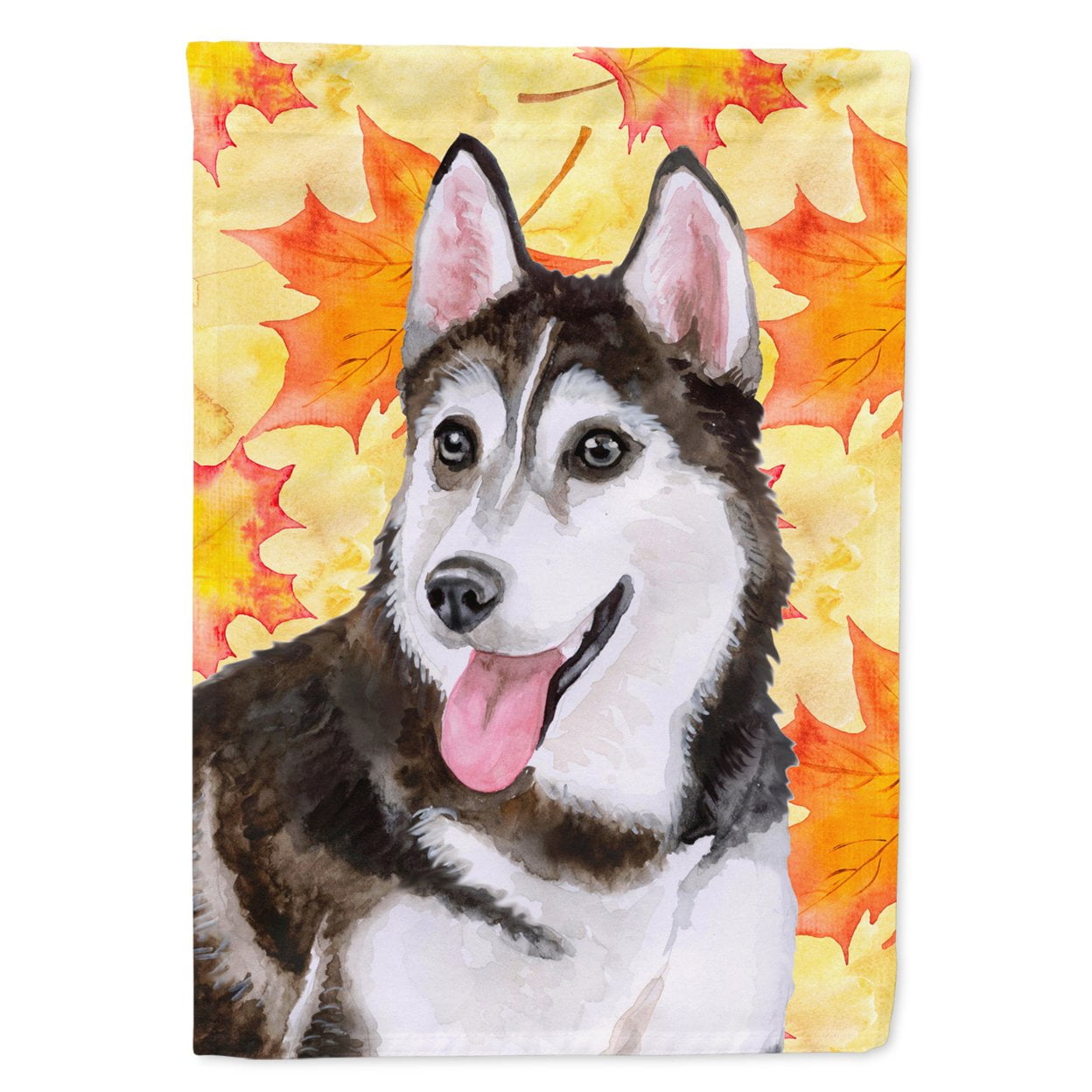 Carolines Treasures BB9973GF Siberian Husky 2 Fall Flag Garden Size ...